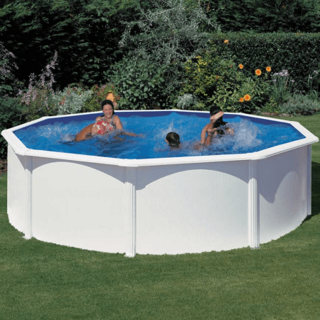 Piscine hors sol acier ronde facile à installer